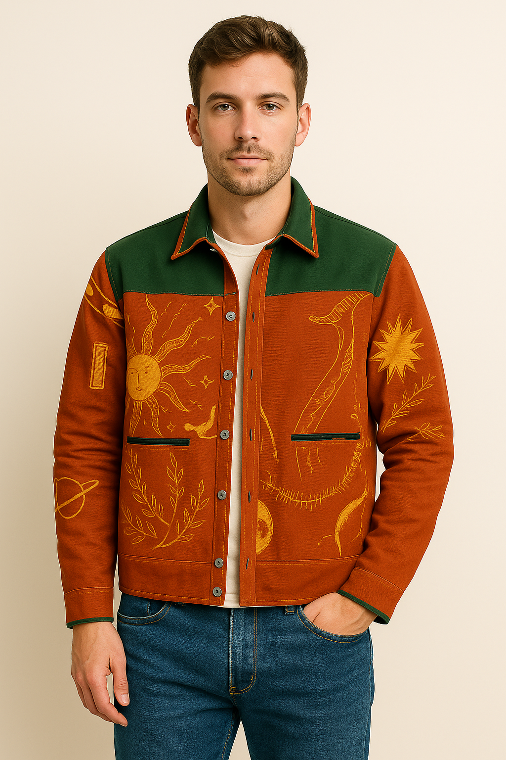 Rust Solar Heritage Jacket – Luxury Clothe